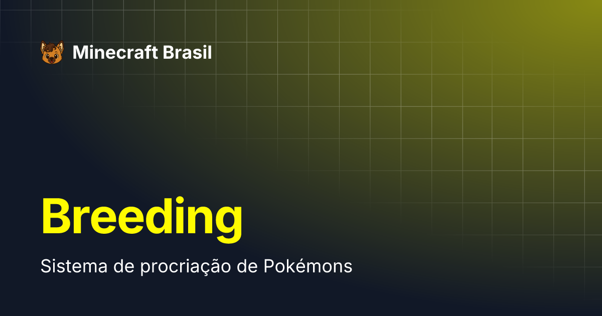 Breeding | Minecraft Brasil