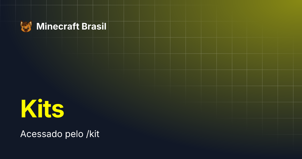 Kits | Minecraft Brasil